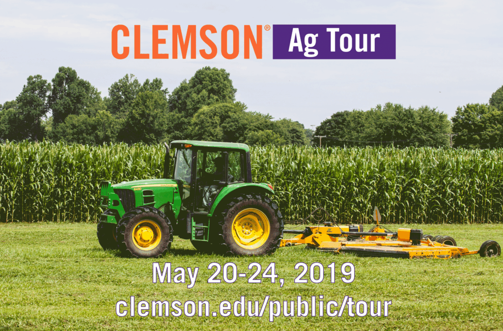 Public invited to follow #ClemsonAgTour across South Carolina May 20-24 ...