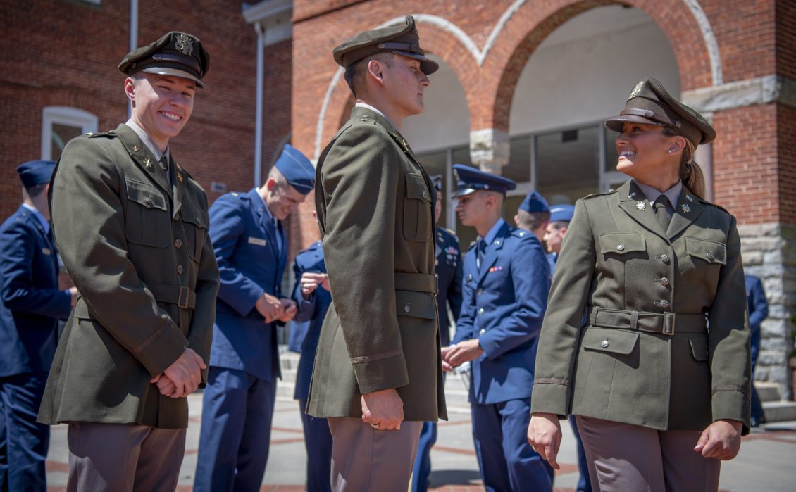 Army and Air Force ROTC commission 33 Lieutenants in joint ceremony ...