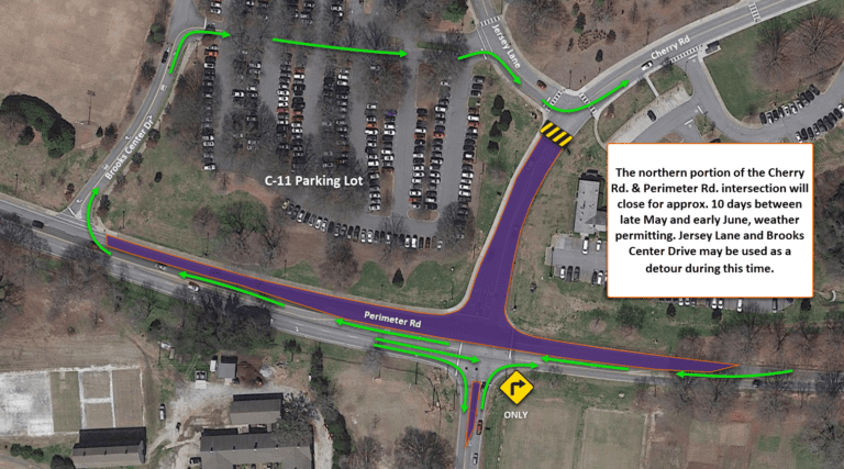 Perimeter Road area construction update for May 13-June 14 | Clemson News