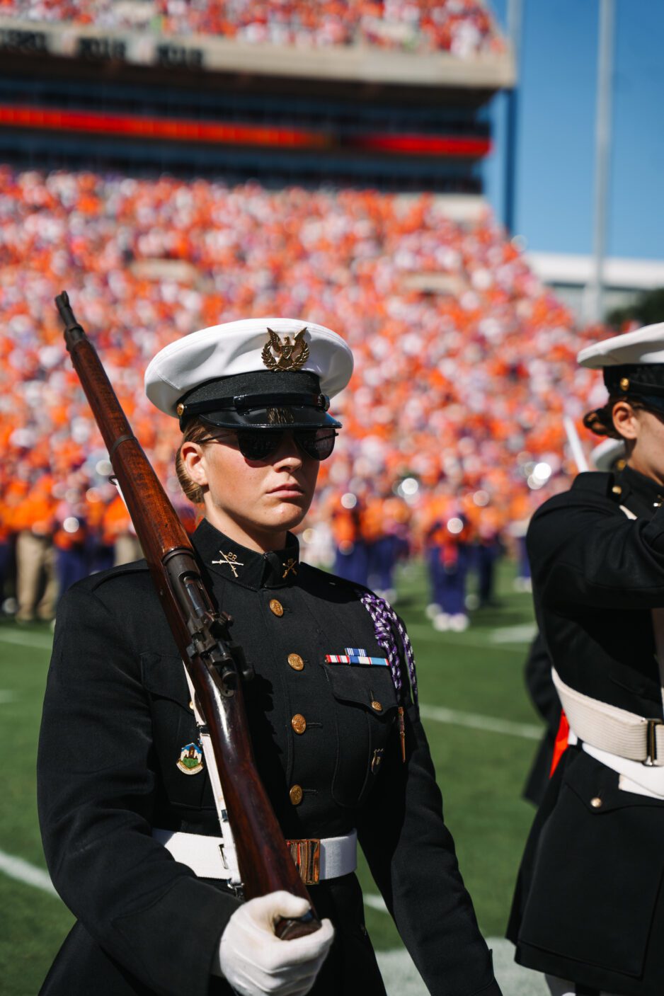 Pershing Rifles team consisting of six women accomplishes historic ...