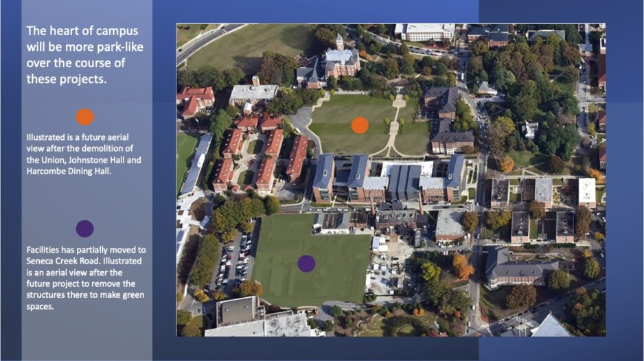 Union, Johnstone Hall and Harcombe Dining Hall demolition update ...