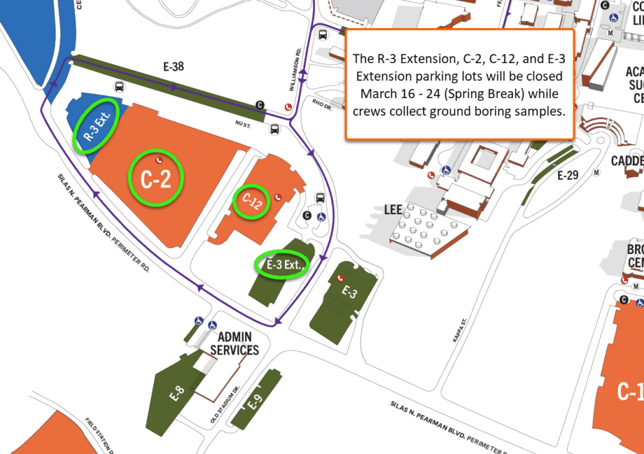 University Facilities to tackle campus projects during Spring Break ...