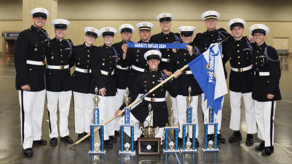 Company C-4 of Pershing Rifles earns Varsity Rifles trophy, brings ...