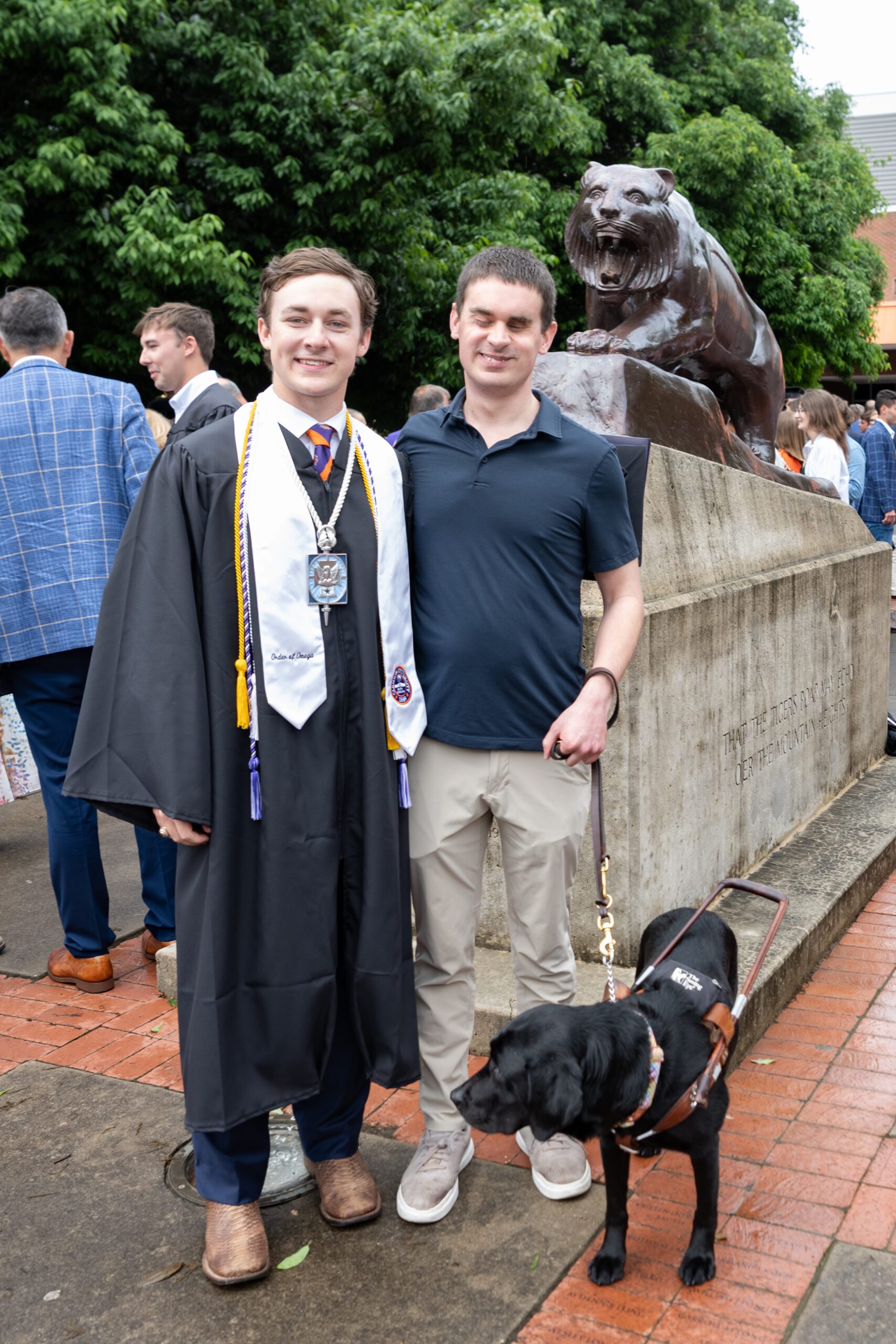 'Clemson or bust': Ryan Uhle never let the absence of vision hinder him ...