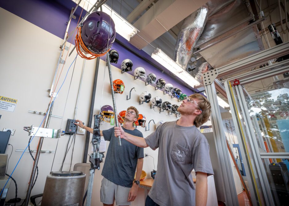 Making an impact. Research studies a new side of helmet safety ...