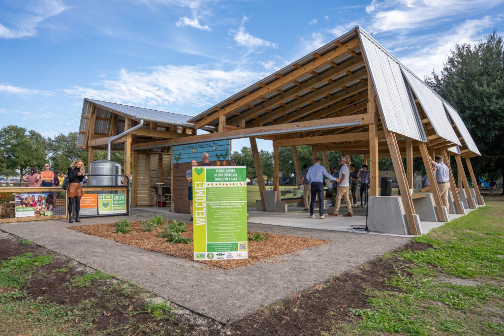 Clemson students build community pavilion and school garden in ...