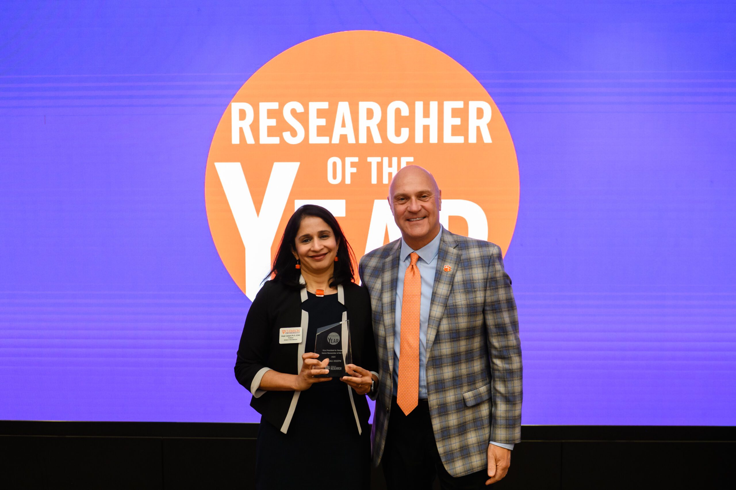 Joseph, Narayanan named Clemson University Researchers of the Year ...