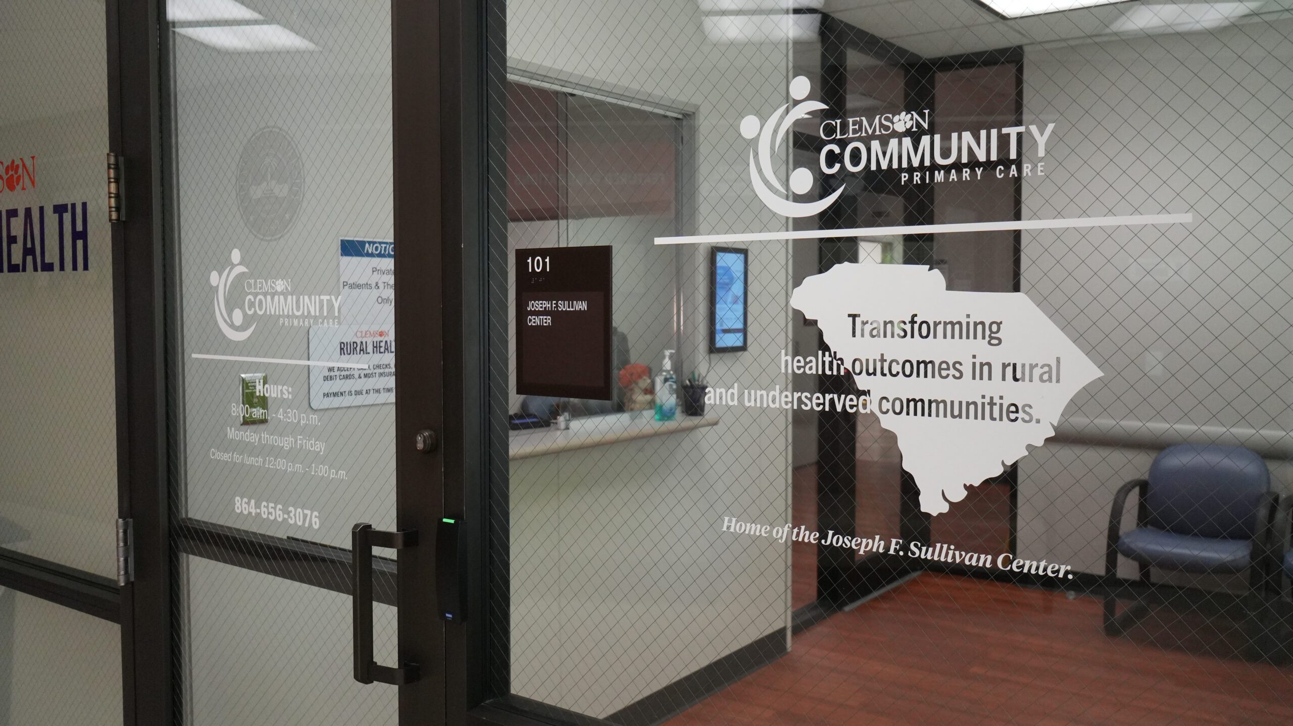 Clemson Community Primary Care, Joseph F. Sullivan Center welcome ...