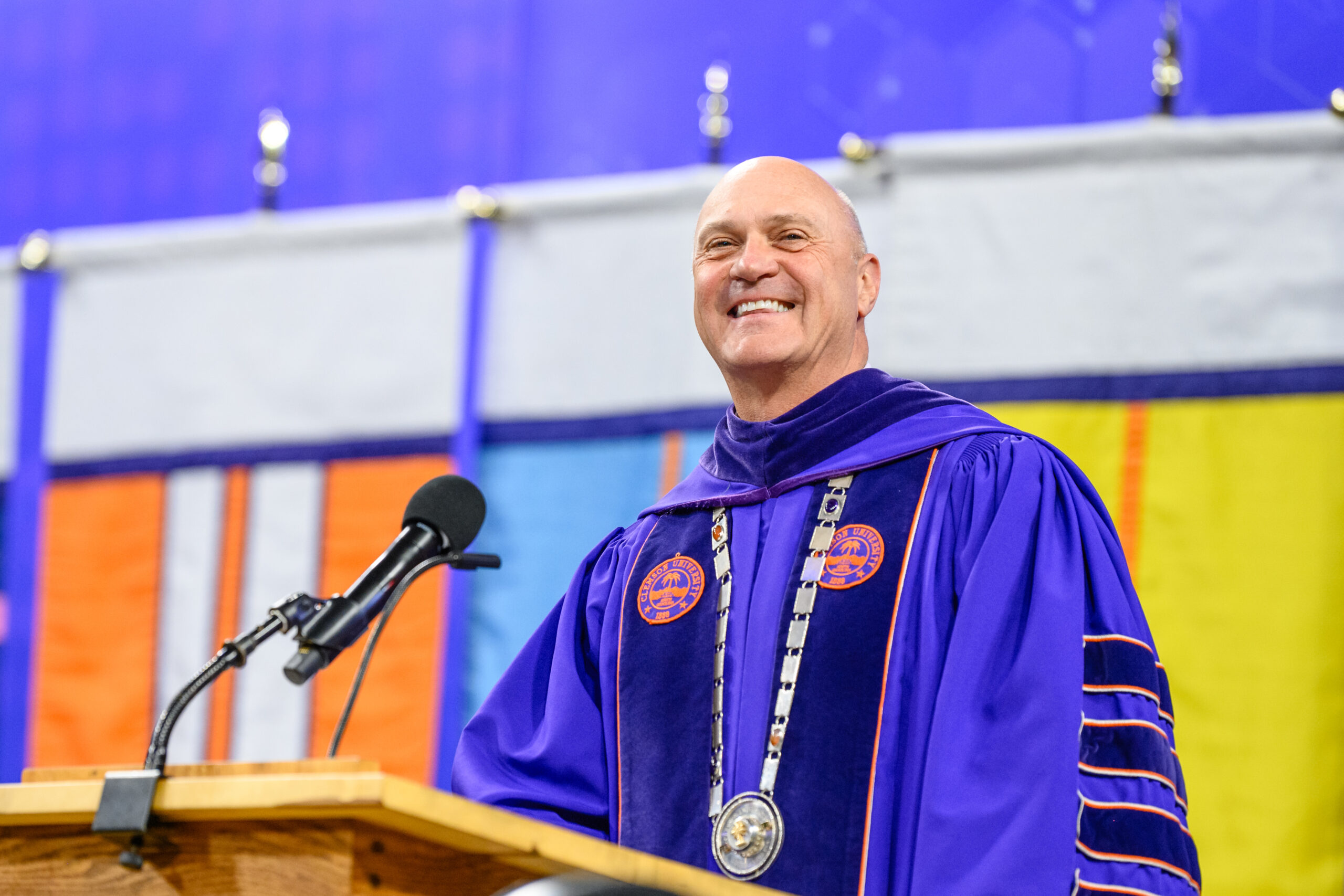 Clemson University President James P. Clements announces retirement ...