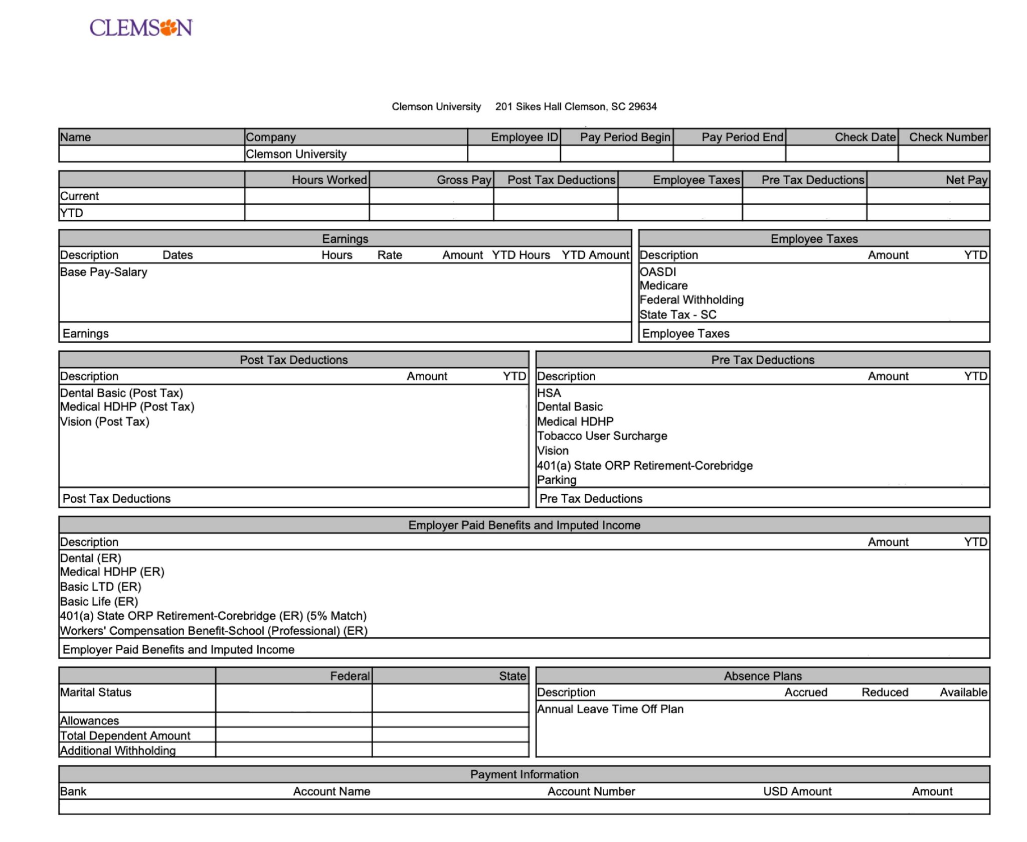 Understanding your paycheck in Workday | Clemson News